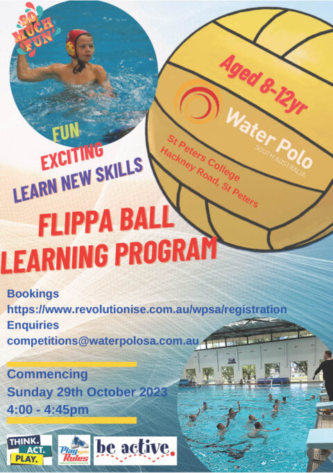 Learn Water Polo - Flippa Ball, Sundays at St Peters College Pool ...